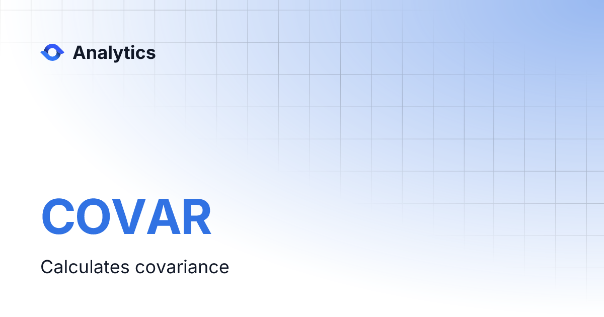 COVAR | Analytics