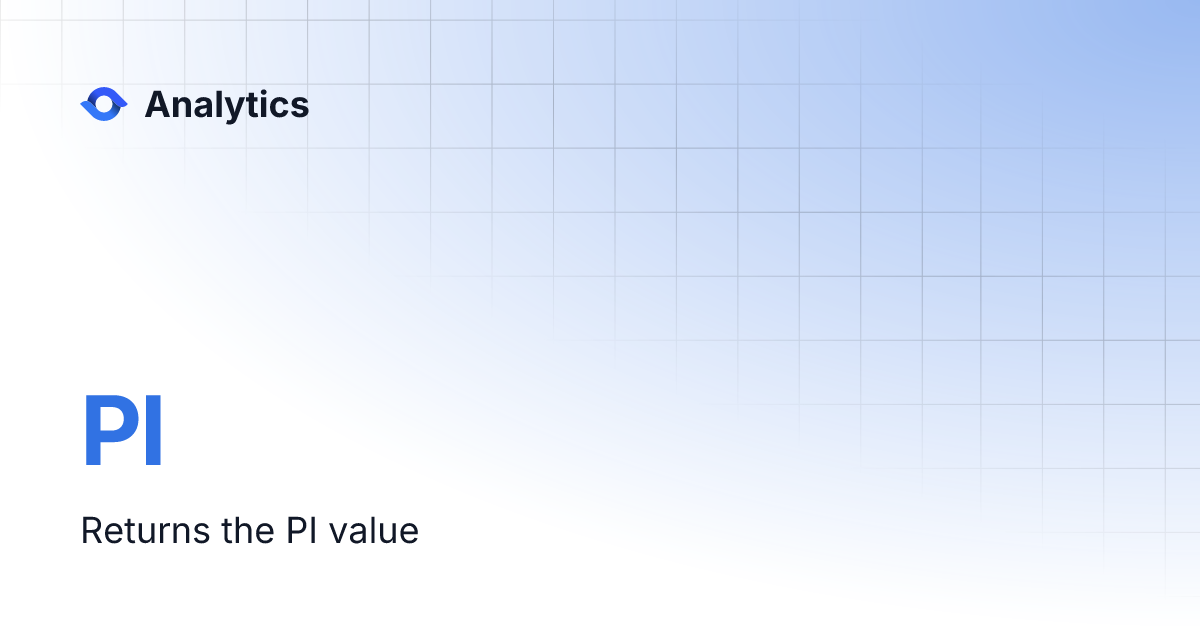 PI | Analytics
