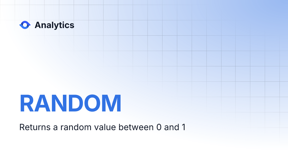 RANDOM | Analytics