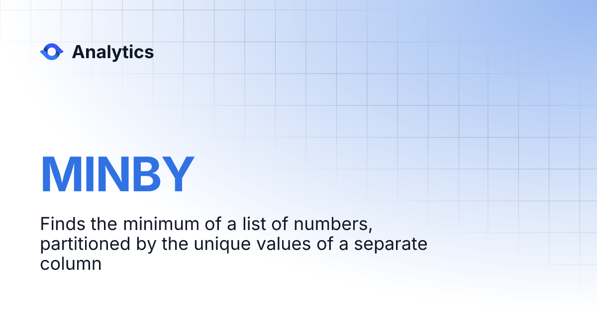 MINBY | Analytics